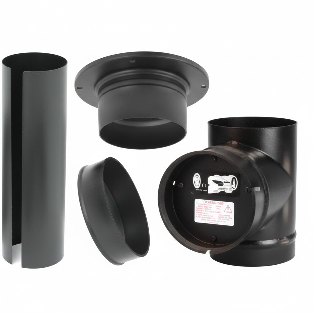 6" Snap-Lock Stove Pipe - Wood Stove Flue Pipe – Northline Express