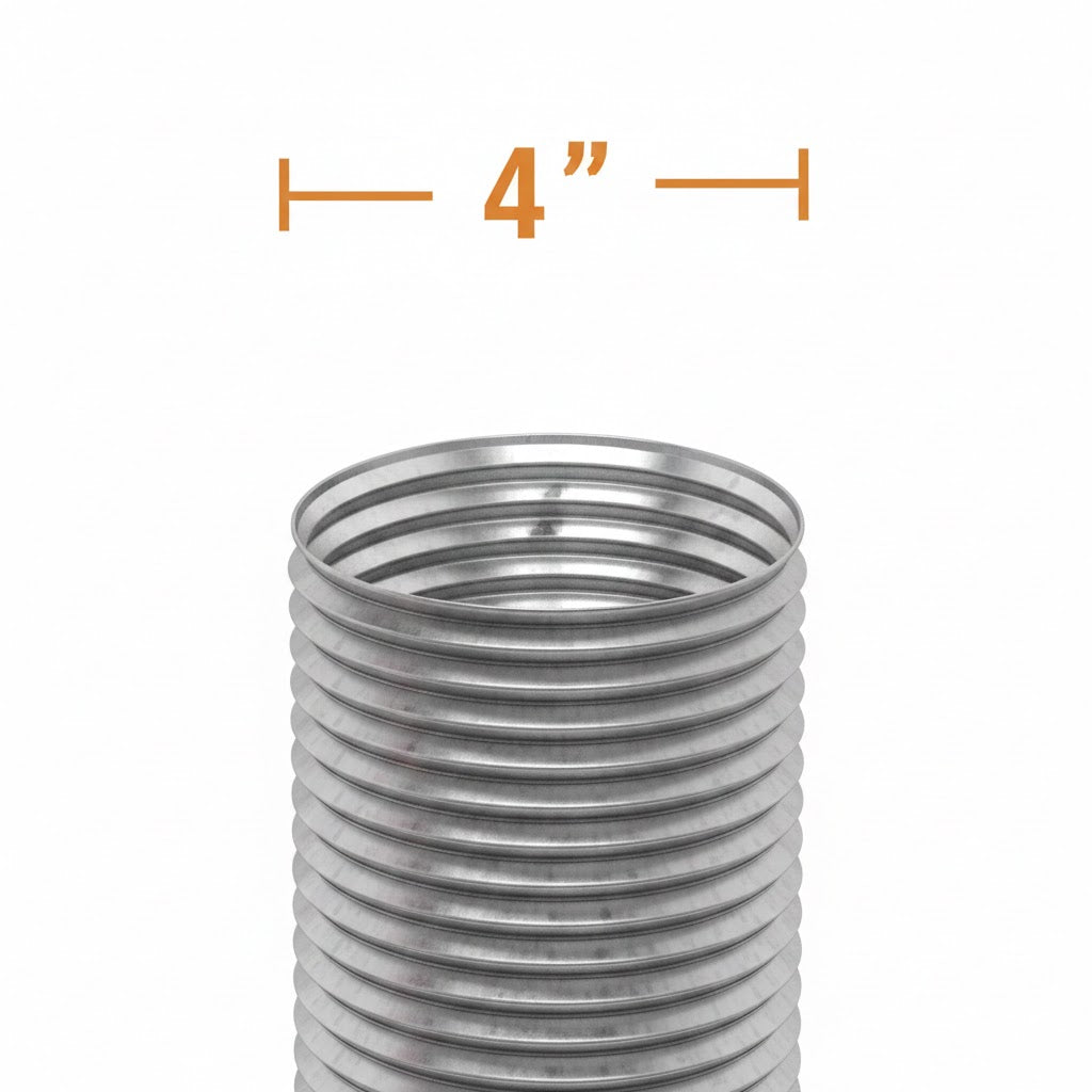 4" DuraFlex SS Liners - Flexible Chimney Liners – Northline Express