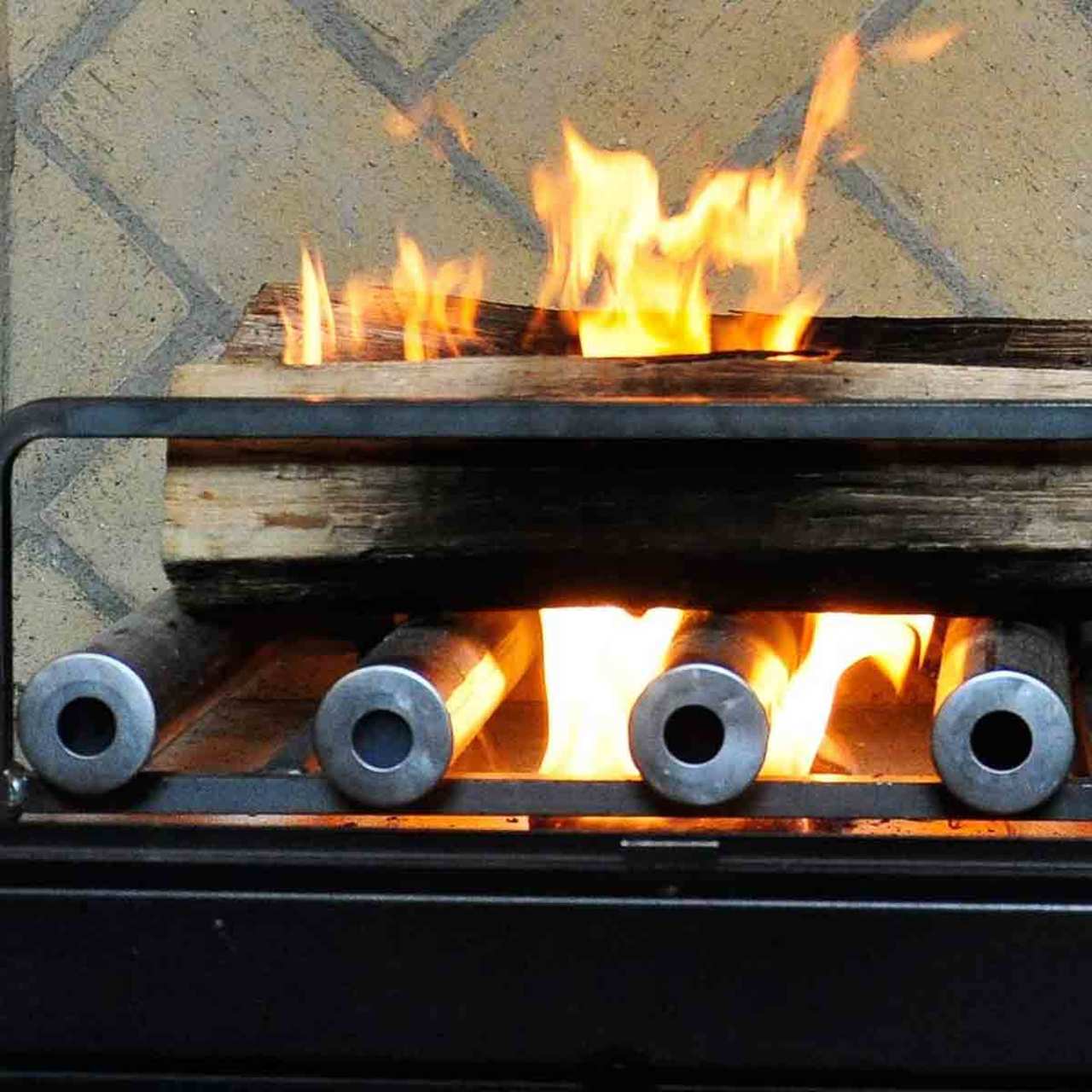 Custom Firescreen Spitfire Fireplace Heater | 4 Tubes w/ Blower | Fans ...