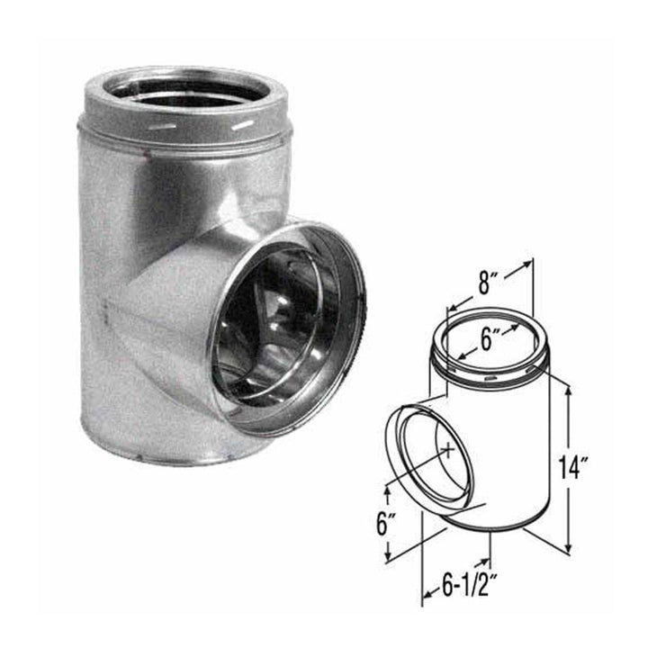 6" Chimney Pipe - 6" Flue Pipe | Northline Express