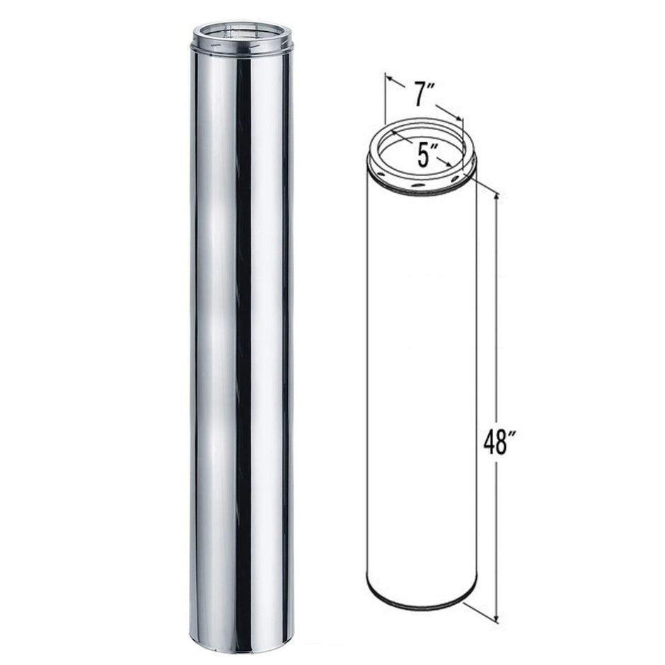 5" Chimney Pipe - 5" Flue Pipe – Northline Express