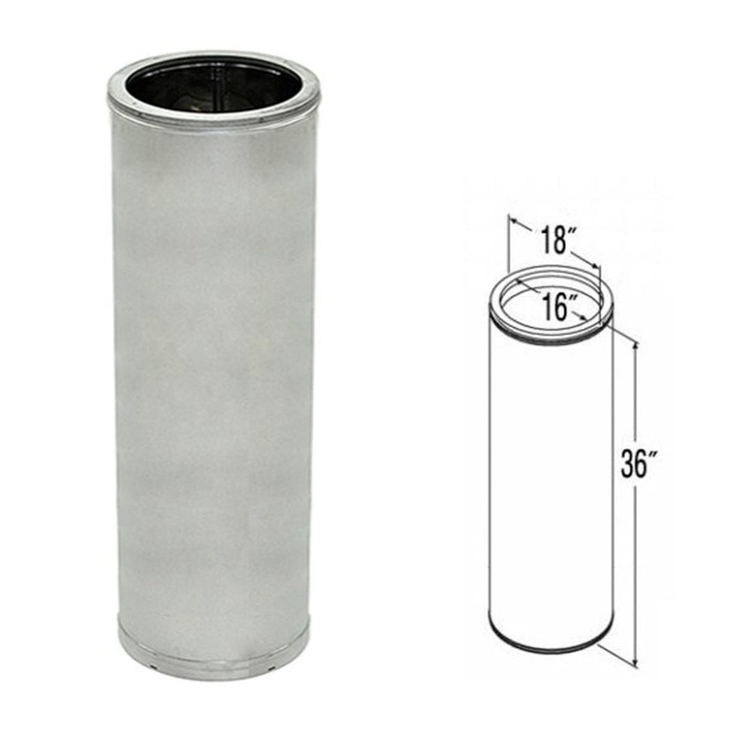 16" Chimney Pipe - 16" Flue Pipe – Northline Express